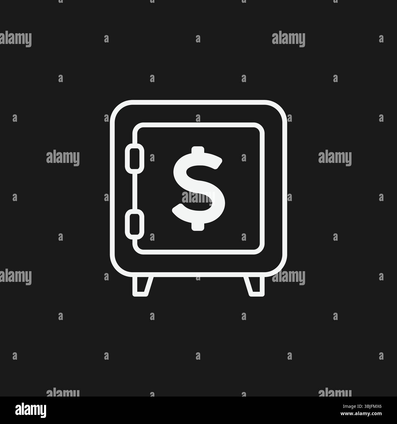 Savings concept icon linear Black and White Stock Photos & Images - Alamy