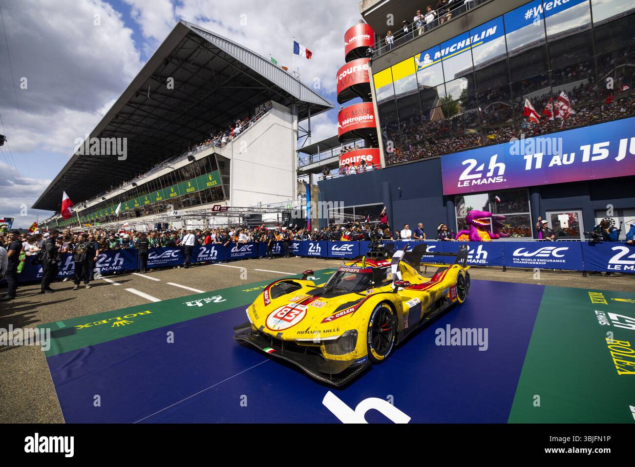 83 KUBICA Robert (pol), YE Yifei (chn), HANSON Philip (gbr), AF Corse, Ferrari 499P, #83 ...