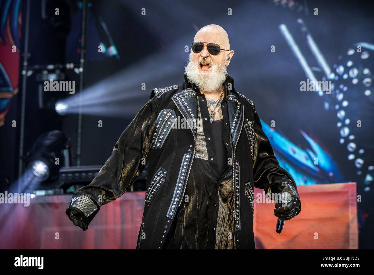 Hamar, Norway. 14th June, 2025. The English heavy metal band Judas ...