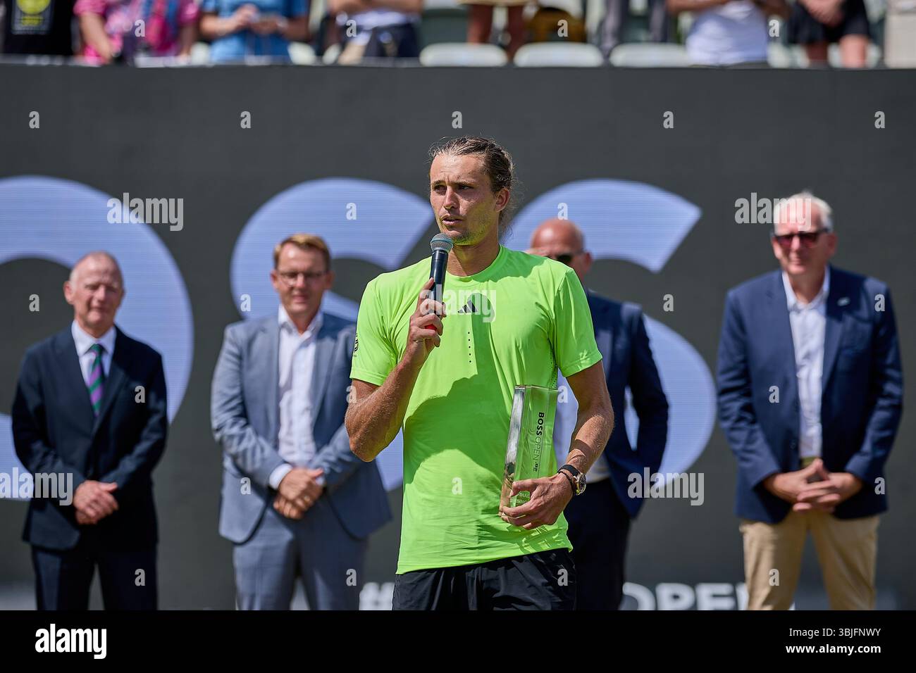 Stuttgart, Stuttgart, Germany. 15th June, 2025. Alexander Zverev of ...