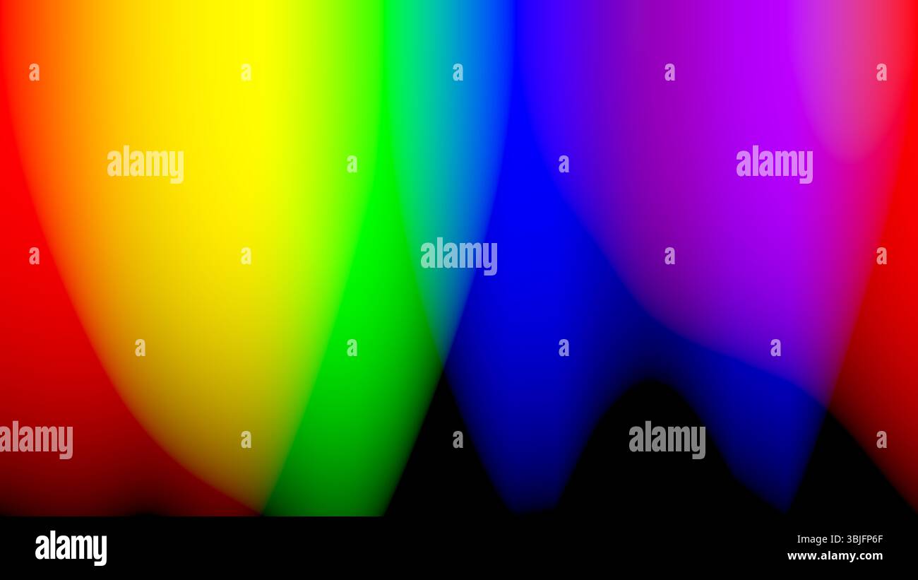 A gradient pattern flowing through the full color spectrum — a vibrant ...