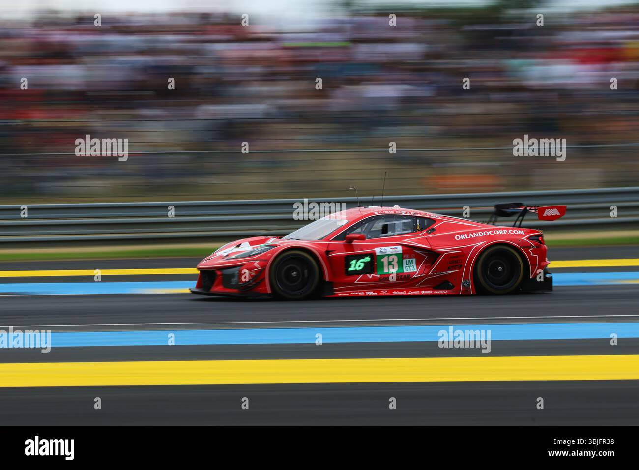 Le Mans, France. 14th June, 2025. AWA Racing #13 Corvette GT3 car ...