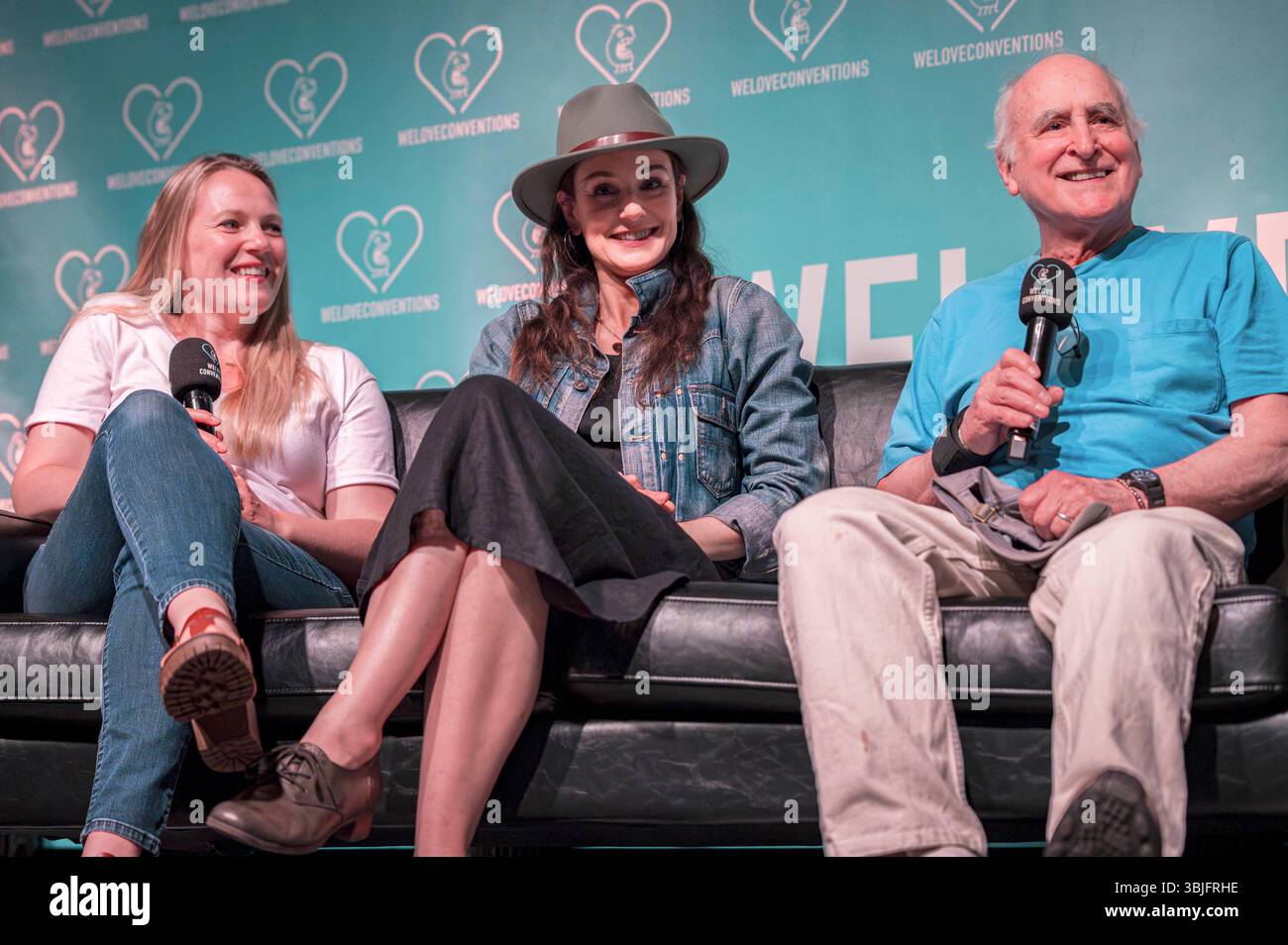 Emma Bell Sarah Wayne Callies, Jeffrey DeMunn auf der German Walker Con ...