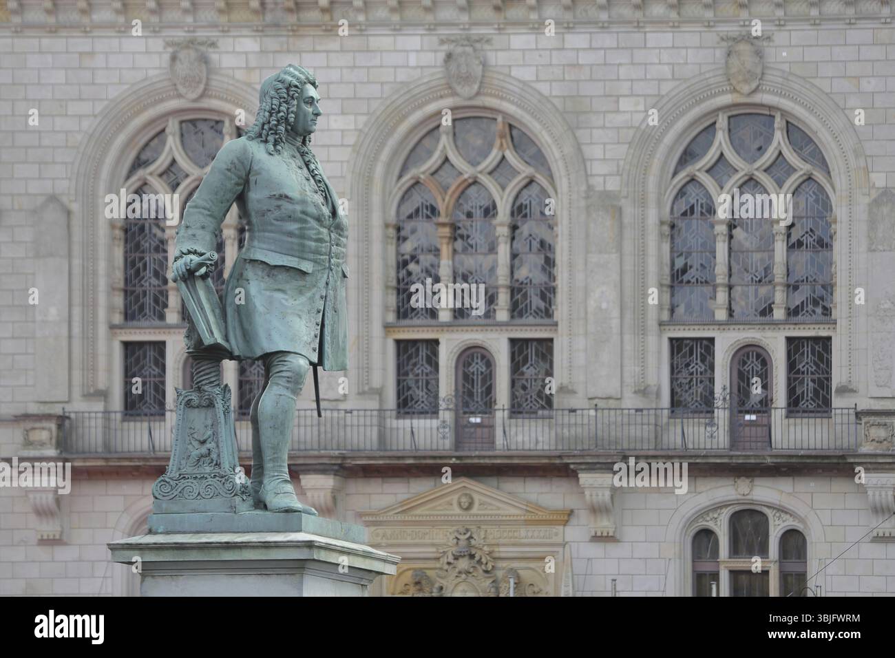 Sculpture Handel monument by Hermann Heidel 1859, George Frideric ...