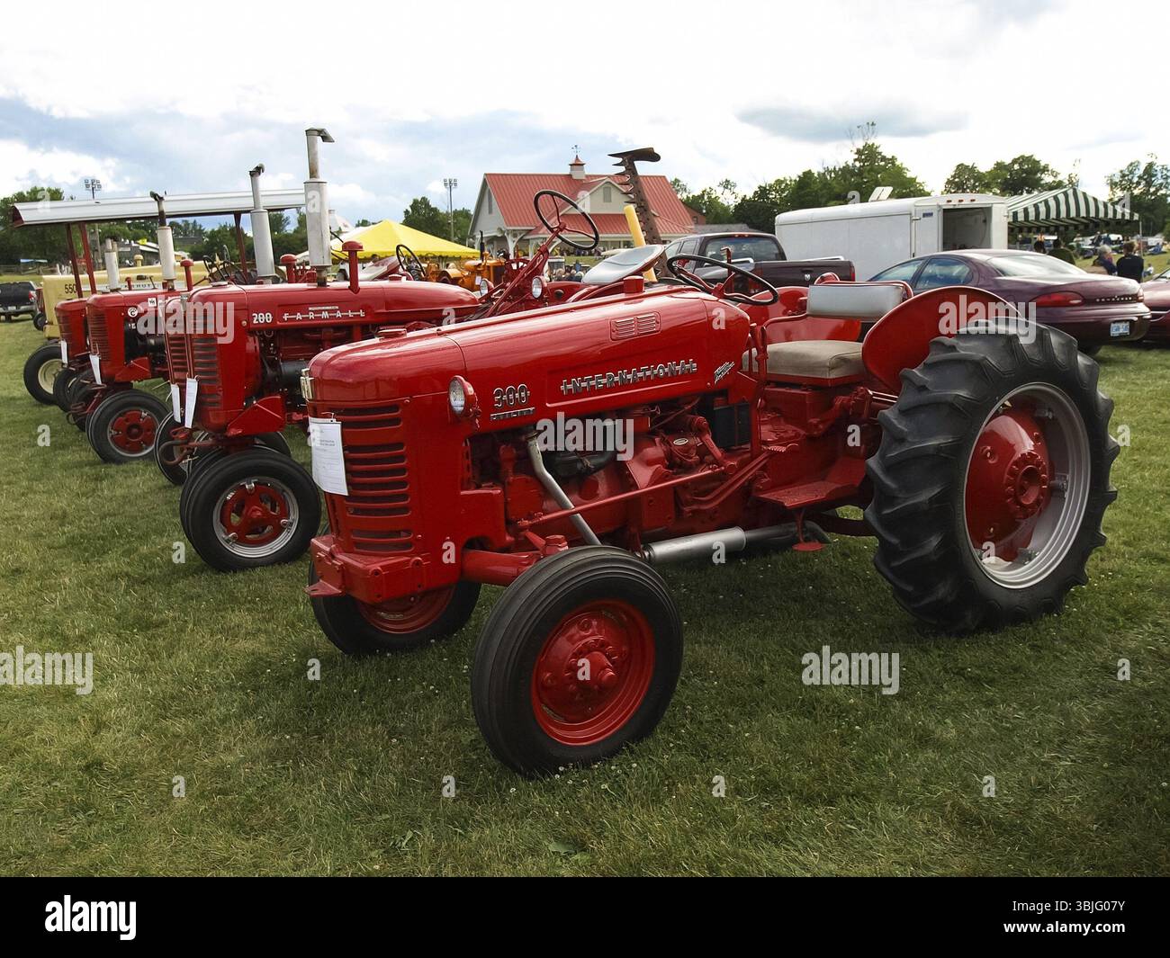 Hamburg, Germany - July 23, 2012: Antique Tractor Show exhibition ...
