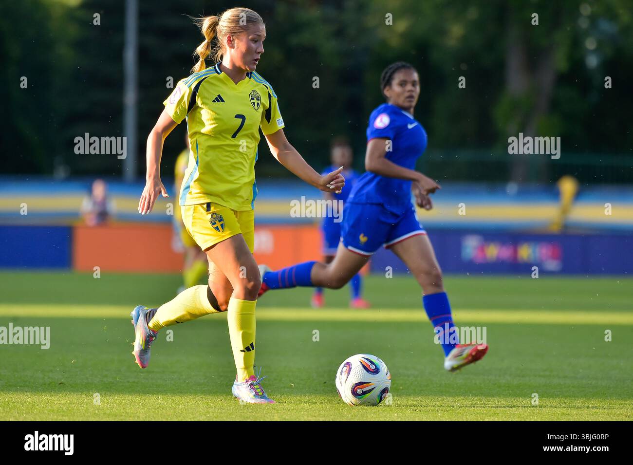 Rzeszów, Poland. 15th June, 2025. Novalie Jensen (7, Sweden) during ...