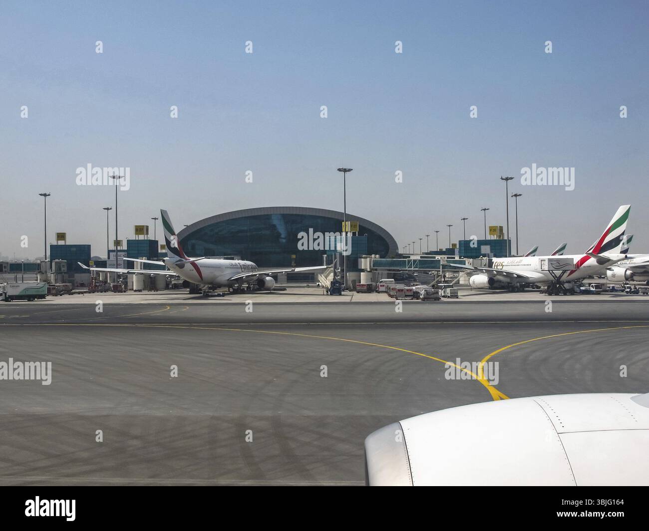 Dubai Airport, UAE - June 11, 2010: Dubai Passenger Airport in the ...