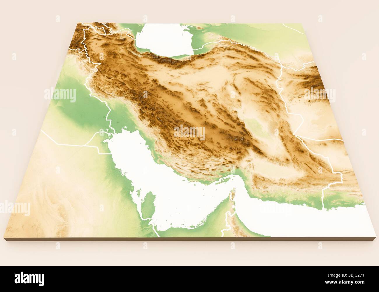 Map satellite geography iran hi-res stock photography and images - Alamy