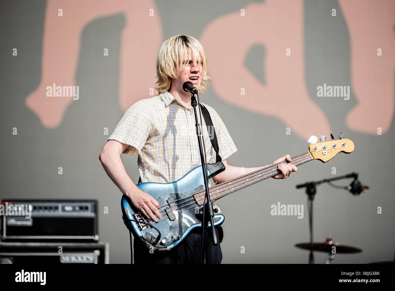 Josh Finerty of Shame Stock Photo - Alamy