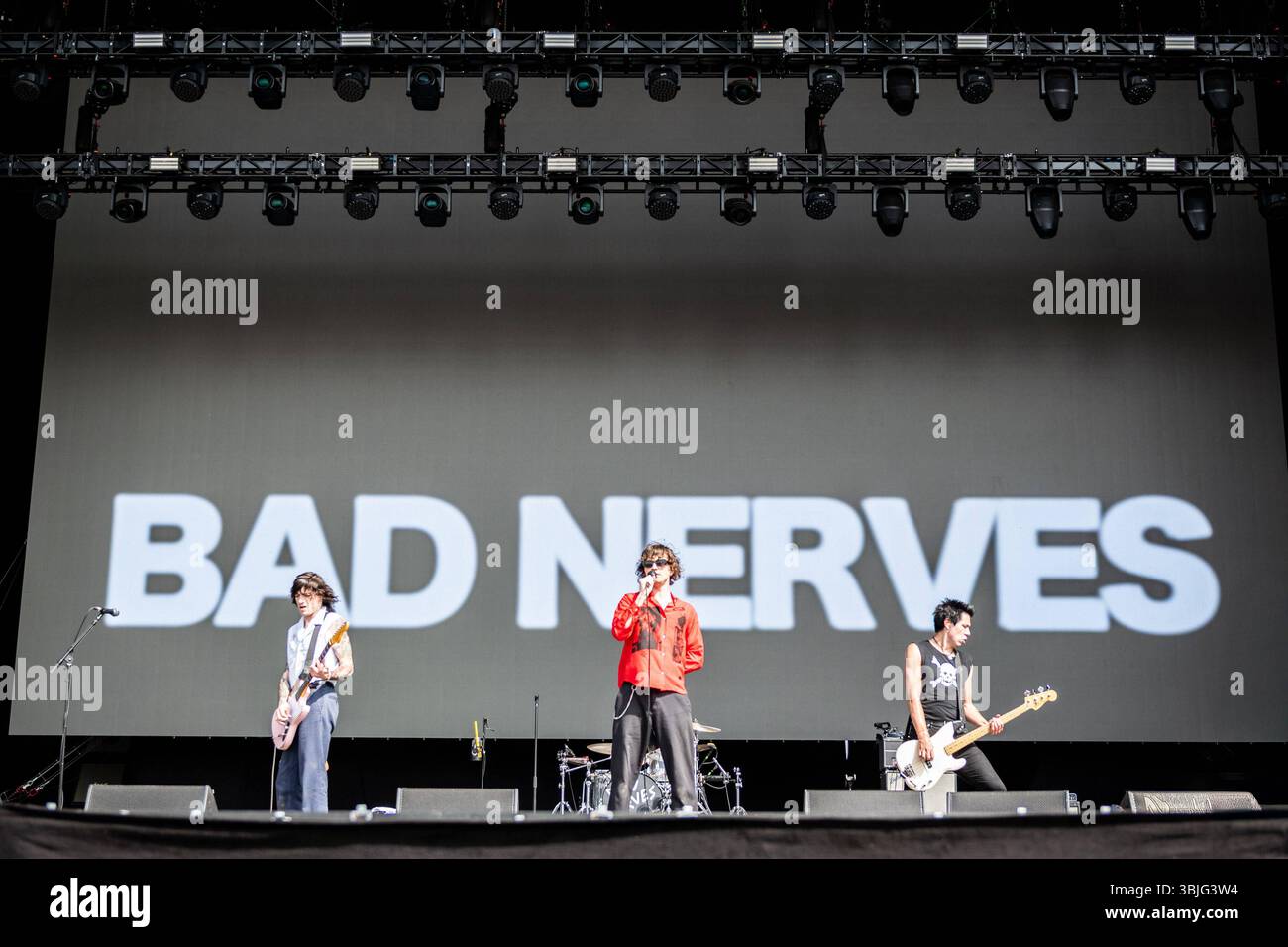 Music Concert - Bad Nerves - Firenze Rocks 2025 Robert Clemson, William ...