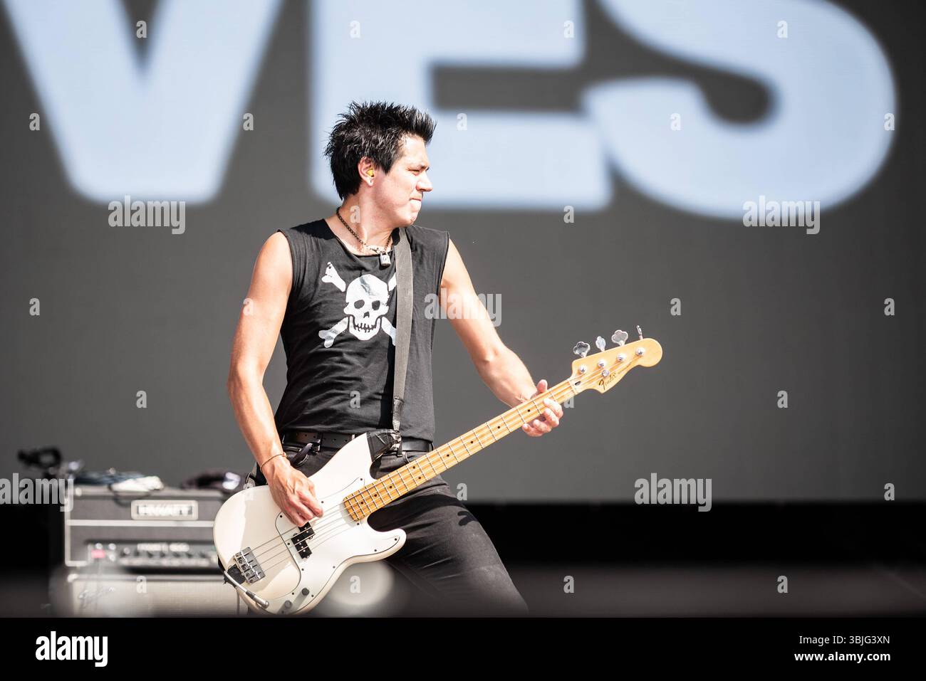 Music Concert - Bad Nerves - Firenze Rocks 2025 Jonathan Poulton of Bad ...