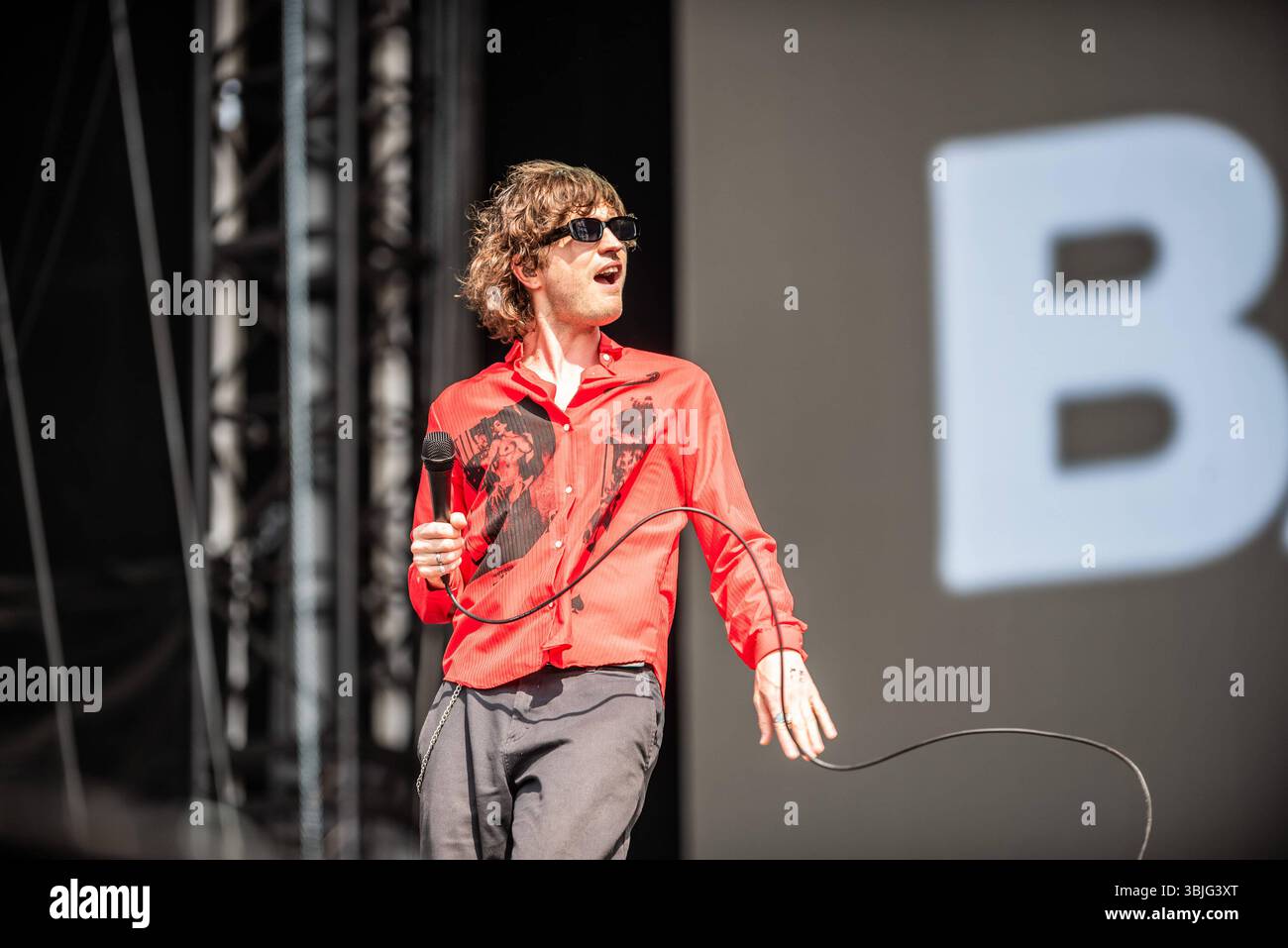 Music Concert - Bad Nerves - Firenze Rocks 2025 Robert Clemson of Bad ...