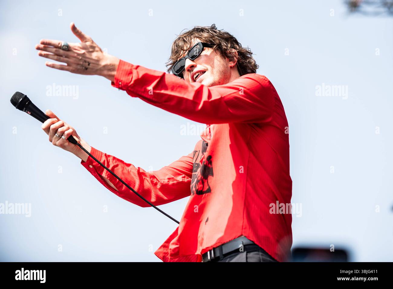 Music Concert - Bad Nerves - Firenze Rocks 2025 Robert Clemson of Bad ...