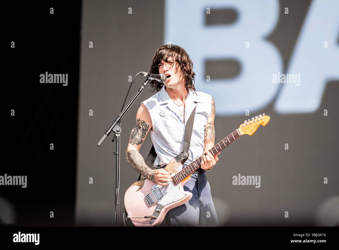 Music Concert - Bad Nerves - Firenze Rocks 2025 William Phillipson of ...