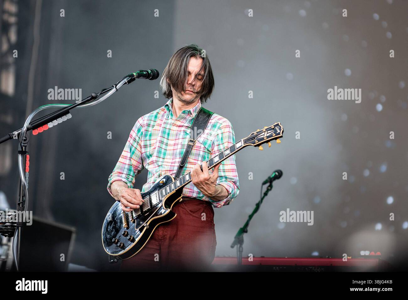 Music Concert - Weezer - Firenze Rocks Brian Bell of Weezer Florence Visarno Arena Italy ...