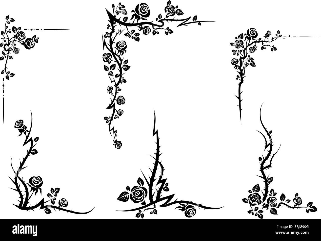 Medieval page corner Cut Out Stock Images & Pictures - Alamy