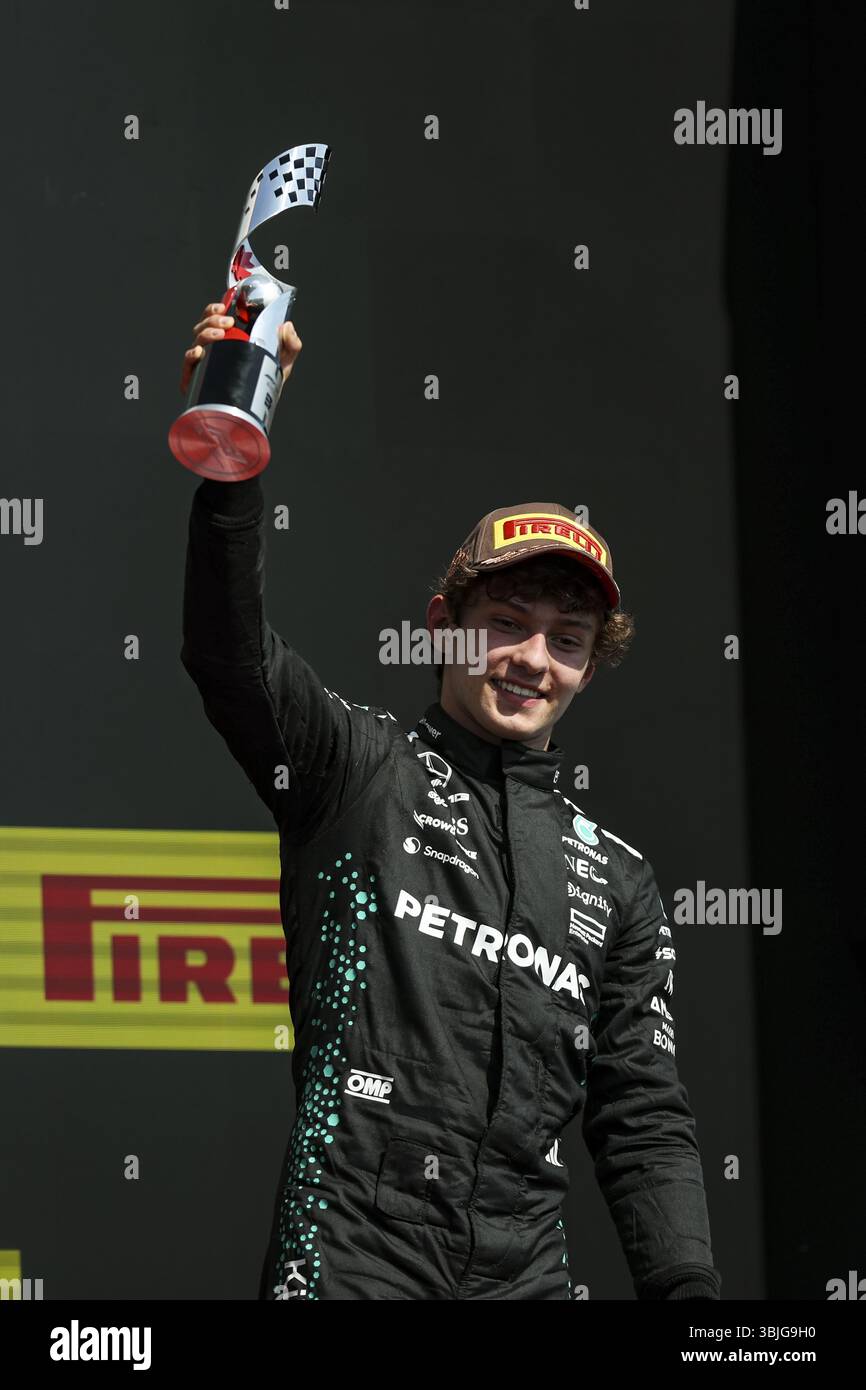 KIMI ANTONELLI Andrea (ita), Mercedes AMG F1 Team W16, portrait podium during the Formula 1 ...