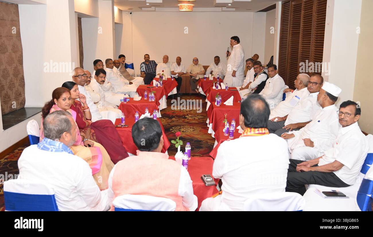 Patna, India. 15th June, 2025. PATNA, INDIA - JUNE 15: Bihar Congress ...