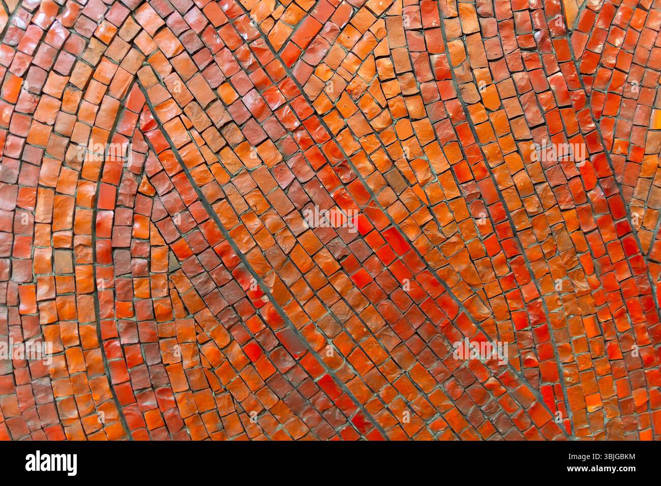 Mosaic of red ceramics Backgrounds and textures Stock Photo - Alamy