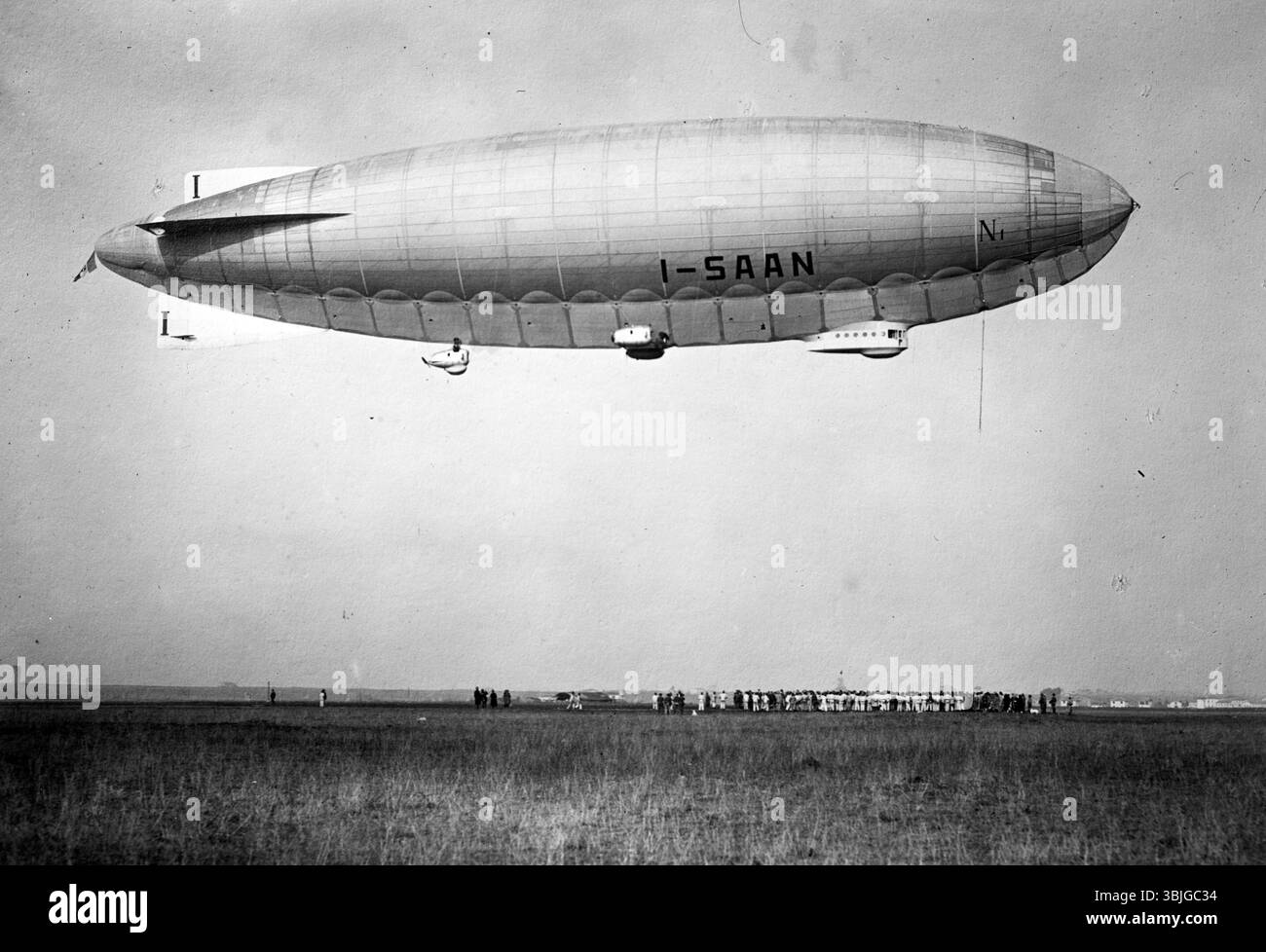 Dirigible airship called the Norge Stock Photo - Alamy