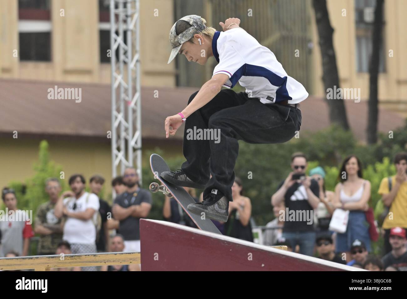 Sora Shirai (JPN) the winner of Men's Street Skateboarding Final WST ...