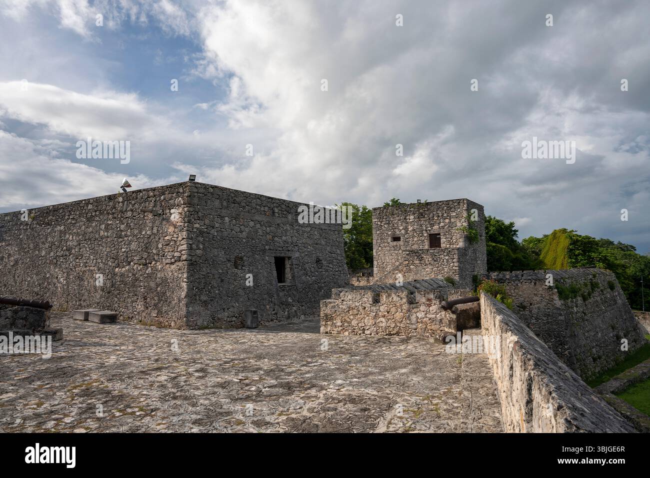 San Felipe Fort stone architecture with defensive walls and towers ...