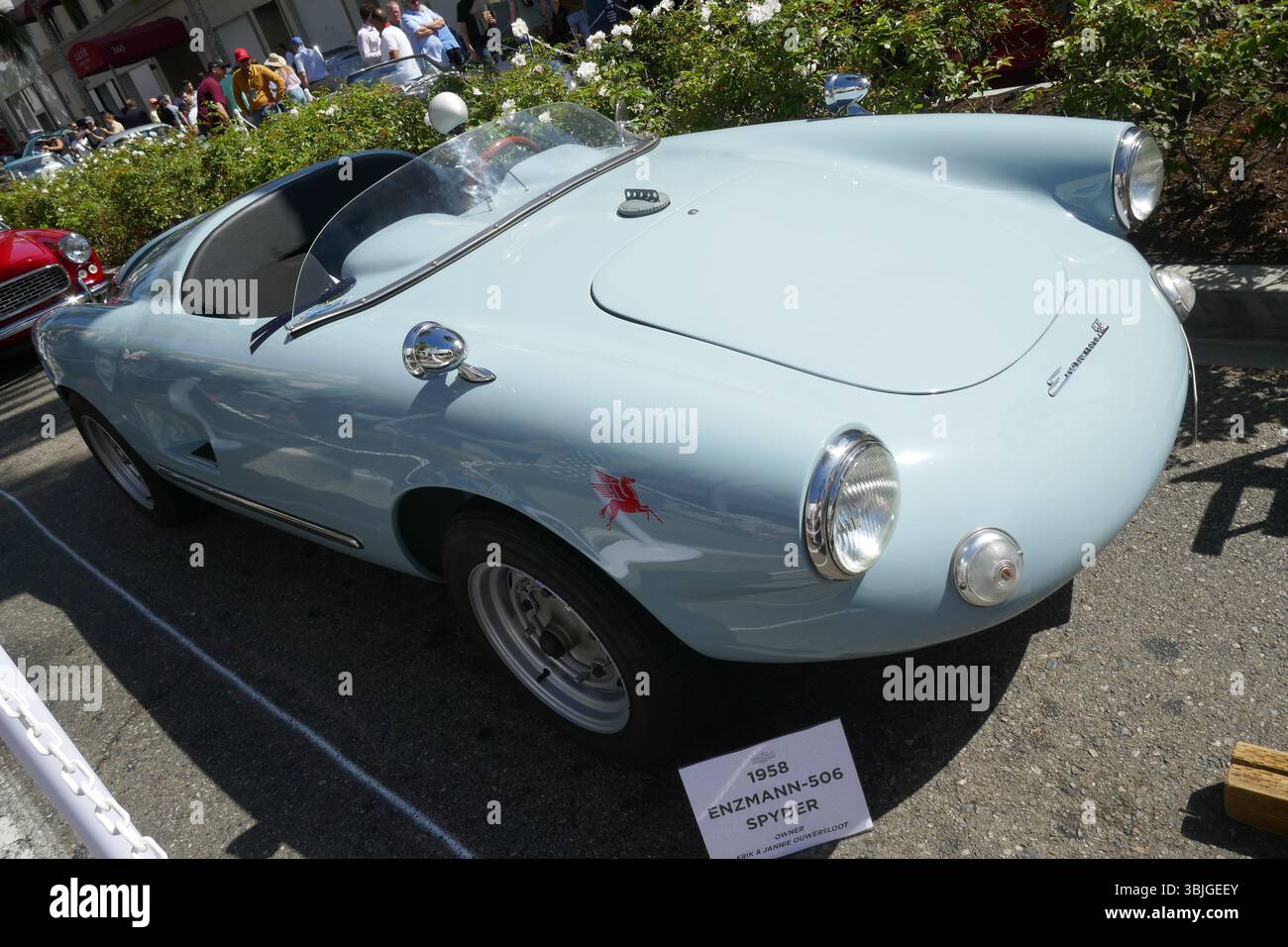 Beverly Hills, California, USA 15th June 2025 1958 Enzmann-506 Spyder ...