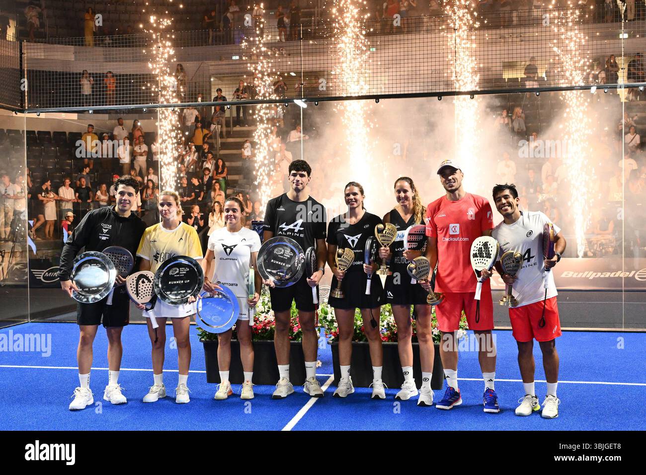 Rome, Italy. 15th June, 2025. Agustin TAPIA (ARG), Ariana SANCHEZ ...
