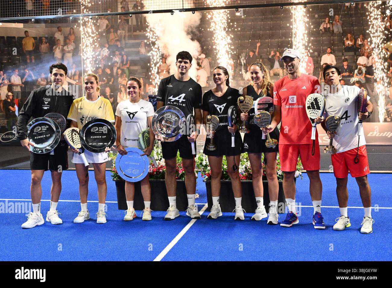 Rome, Italy. 15th June, 2025. Agustin TAPIA (ARG), Ariana SANCHEZ ...