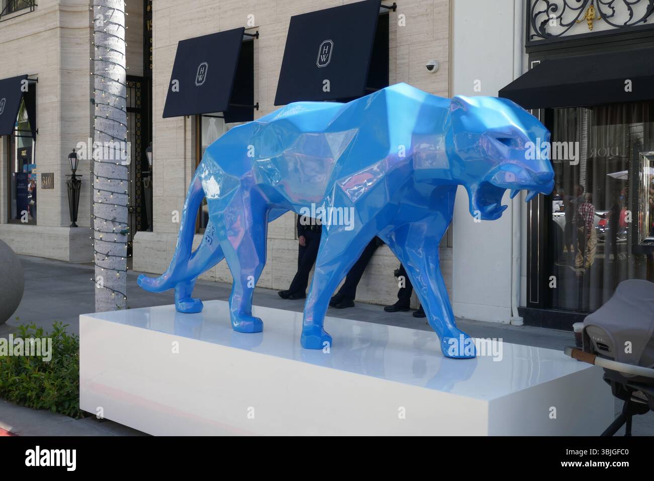 Beverly Hills, California, USA 15th June 2025 Panther Art Statue at ...