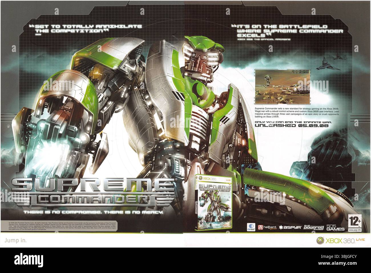 2008 Supreme Commander video game designed by Chris Taylor and ...