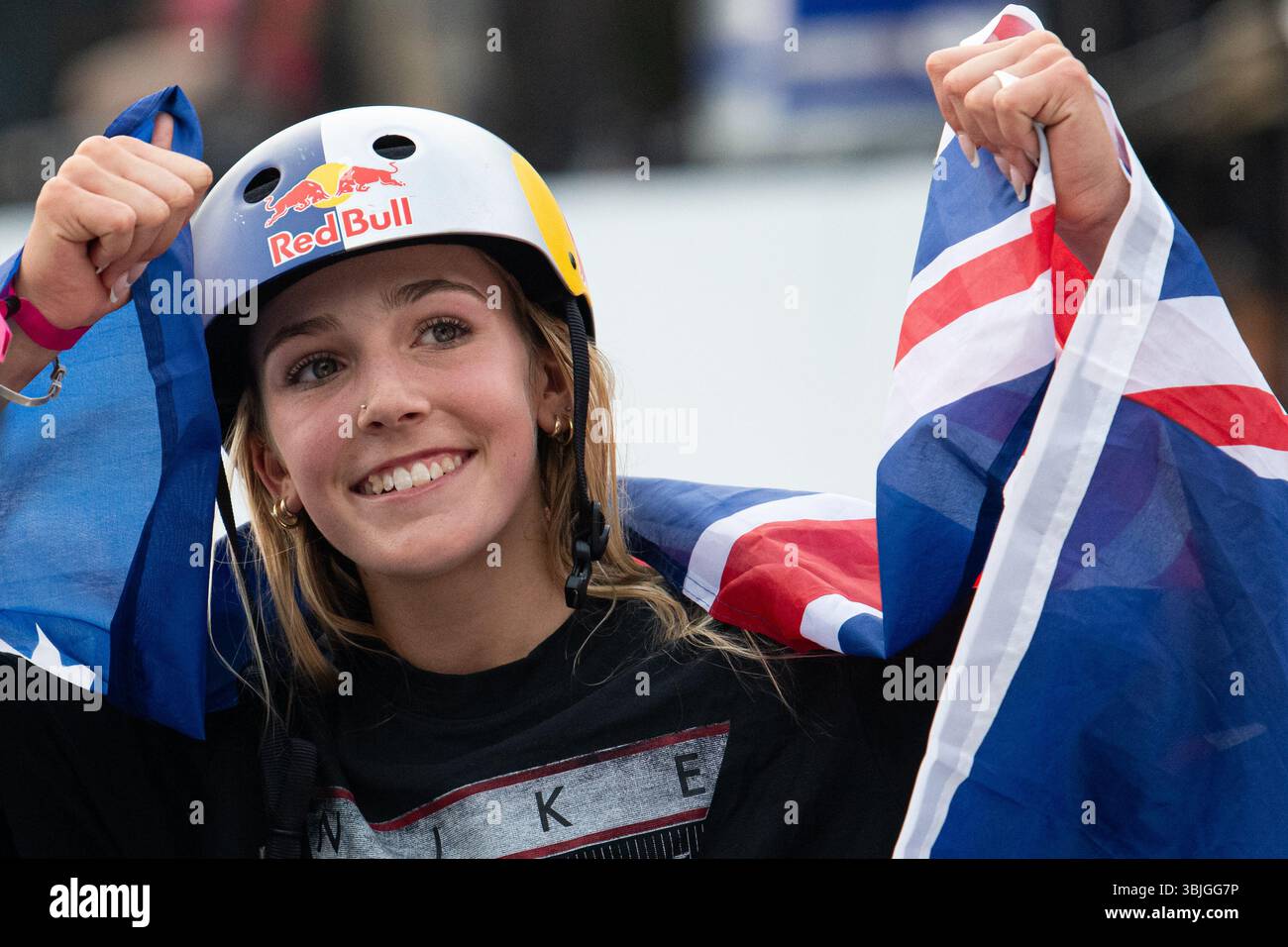 Rome, Italy. 15th June 2025. Chloe COVELL (AUS), skater, at the Final ...