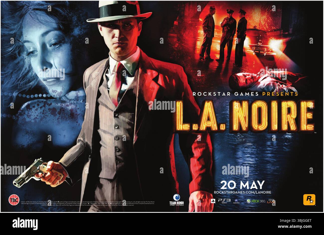 2011 L.A. Noire video game developed by Team Bondi and published by ...