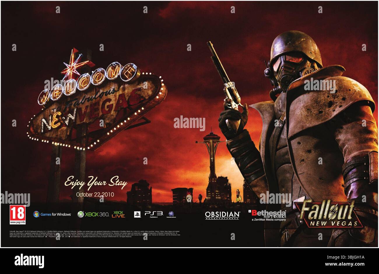 2010 Fallout: New Vegas video game by Obsidian Entertainment and ...