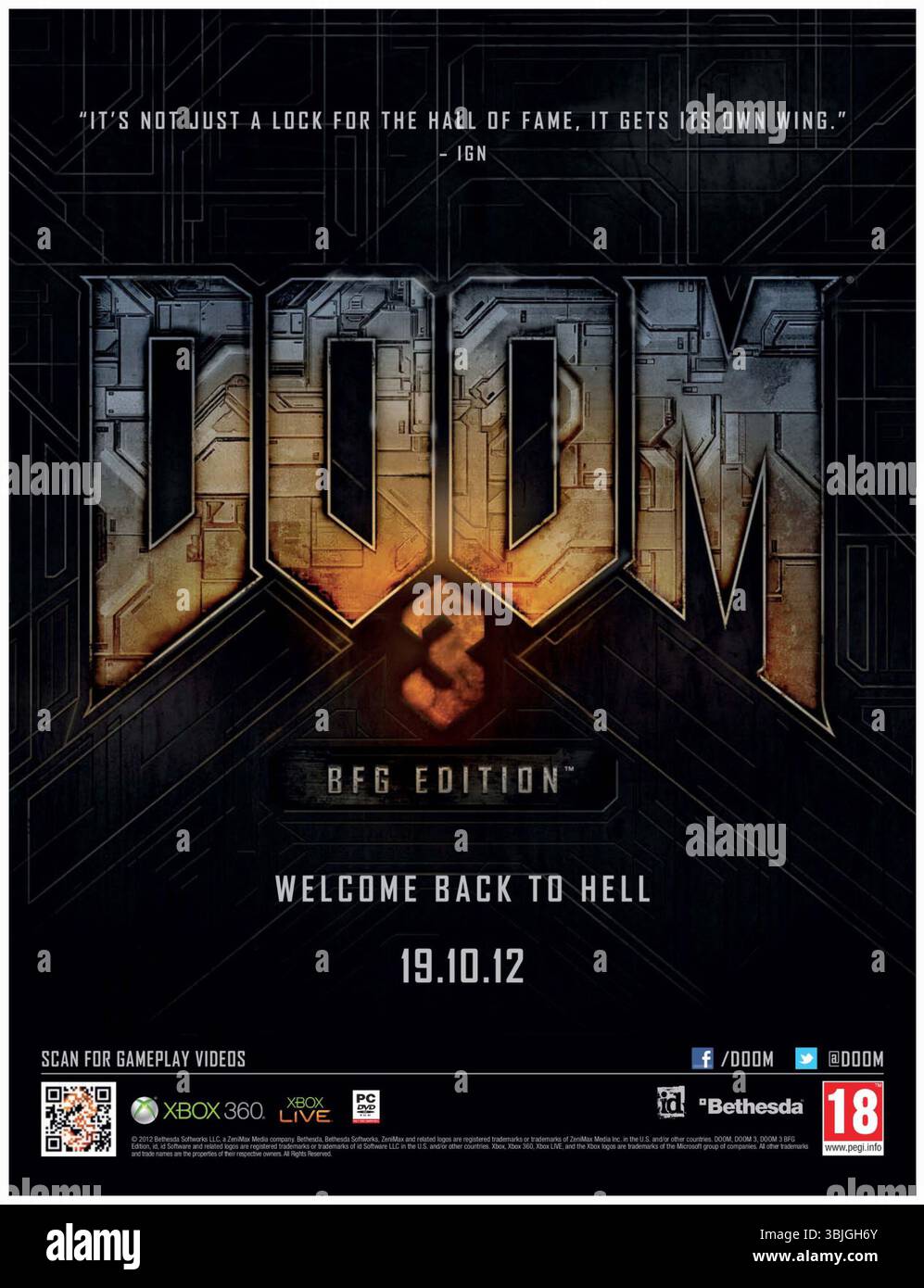 2012 Doom 3: BFG Edition video game by id Software and published by ...