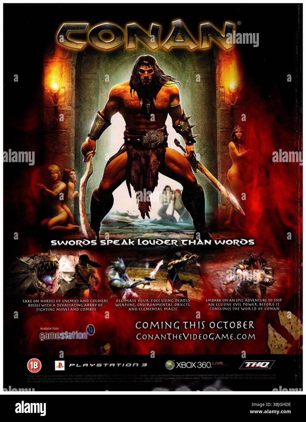 Conan the barbarian poster Cut Out Stock Images & Pictures - Alamy