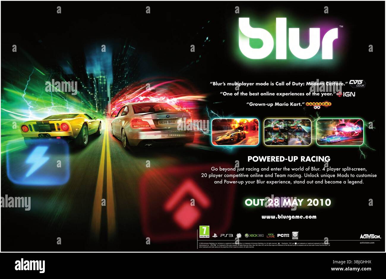2010 UK Blur video game developed by Bizarre Creations and published by ...