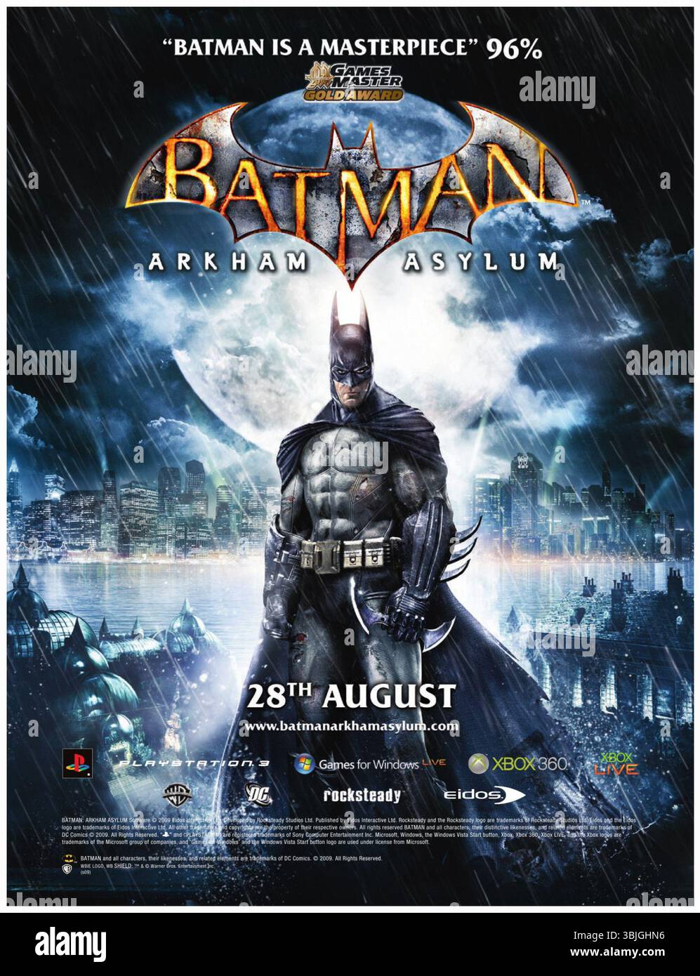 2009 Batman: Arkham Asylum video game developed by Rocksteady Studios ...