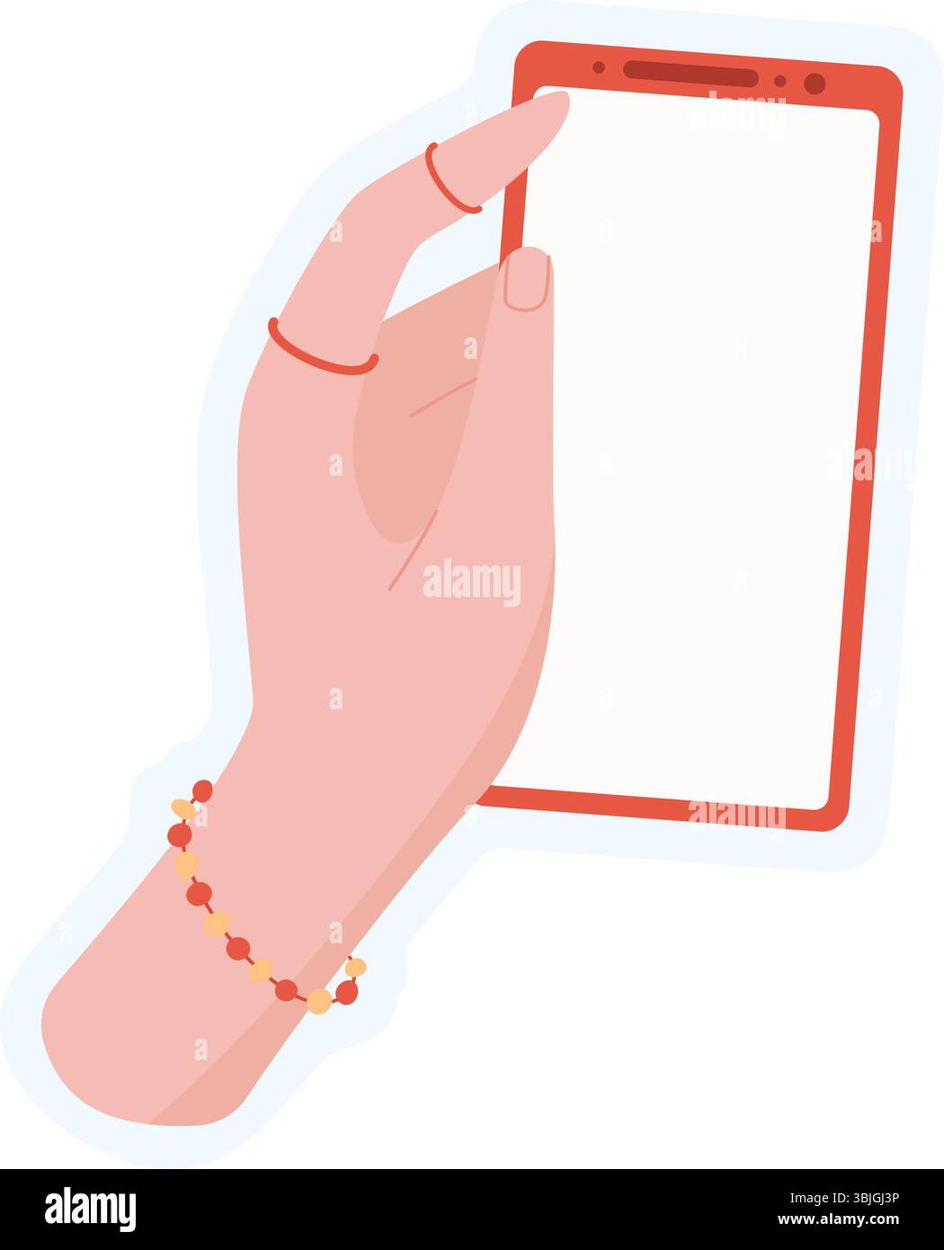 Character sticker mockup Stock Vector Images - Alamy