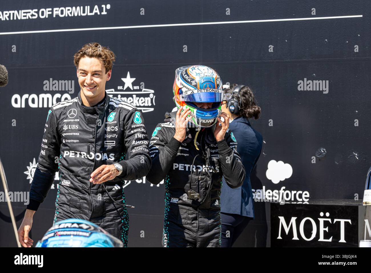 Montreal, Canada. 15 Jun, 2025. Andrea Kimi Antonelli, during Gp du Canada, Formula 1, at ...