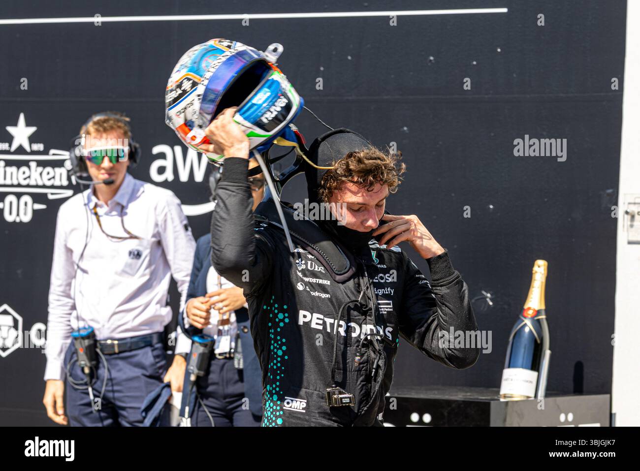 Montreal, Canada. 15 Jun, 2025. Andrea Kimi Antonelli, during Gp du ...