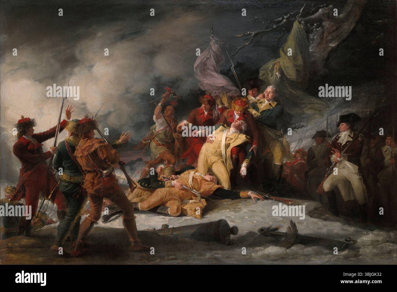 The Death of General Montgomery in the Attack on Quebec, December 31 ...