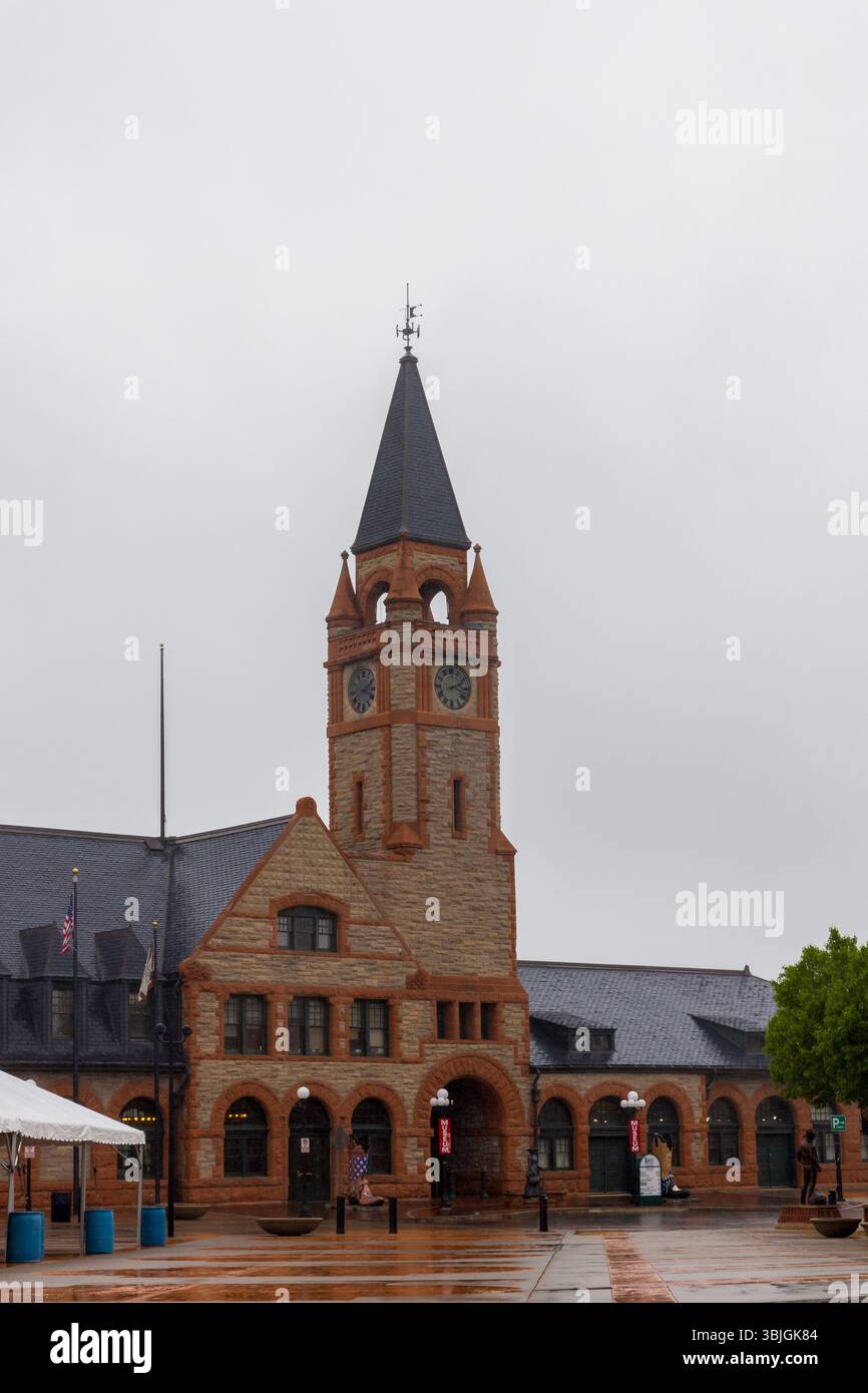 Cheyenne, Wyoming - May 26, 2025: Historic Union Pacific Depot train ...