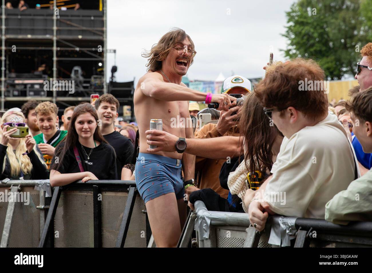 Manchester, England, 15th June, 2025. Marc Rebillet playing The Valley ...
