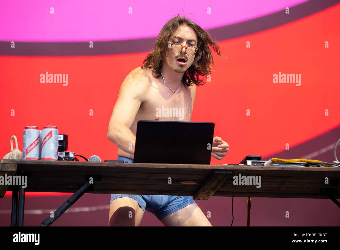 Manchester, England, 15th June, 2025. Marc Rebillet playing The Valley ...