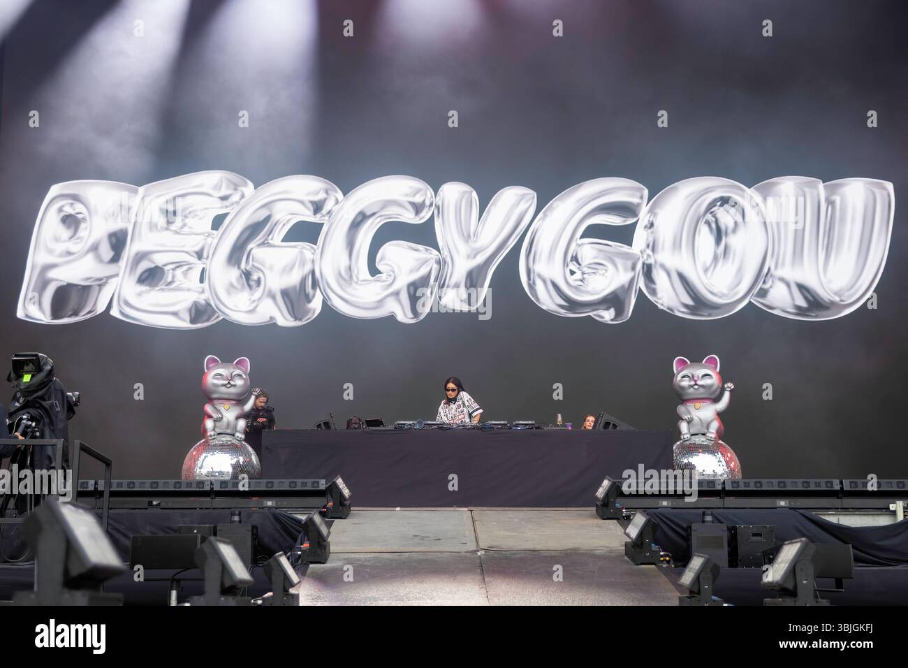 Manchester, England, 15th June, 2025. Peggy Gou playing The Valley ...