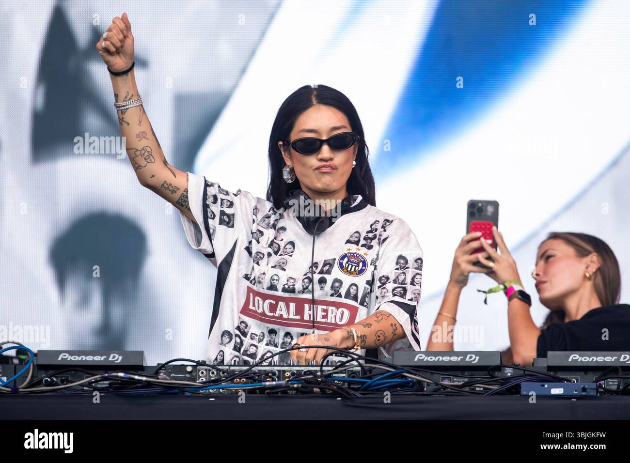 Manchester, England, 15th June, 2025. Peggy Gou playing The Valley ...
