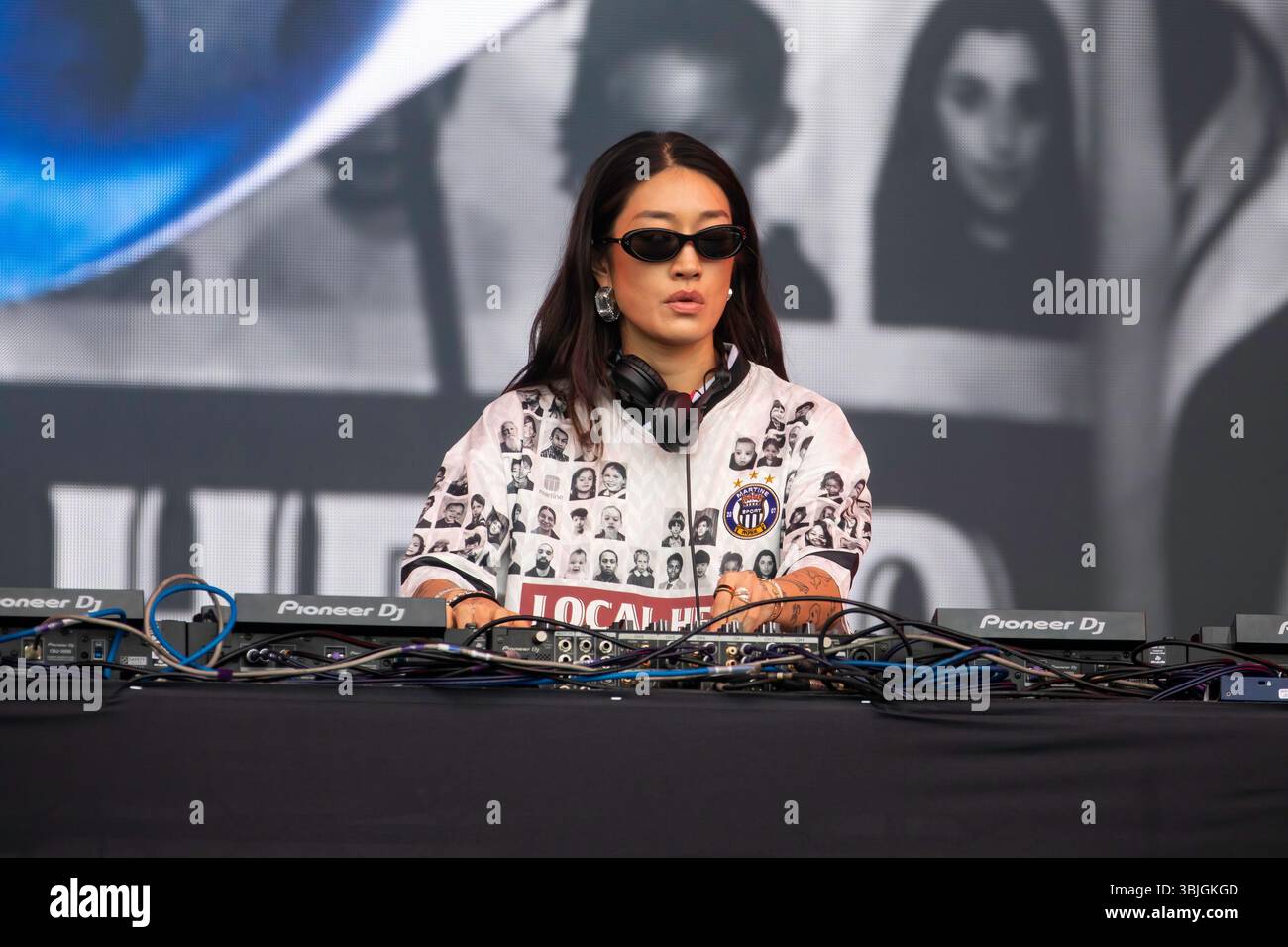 Manchester, England, 15th June, 2025. Peggy Gou playing The Valley ...