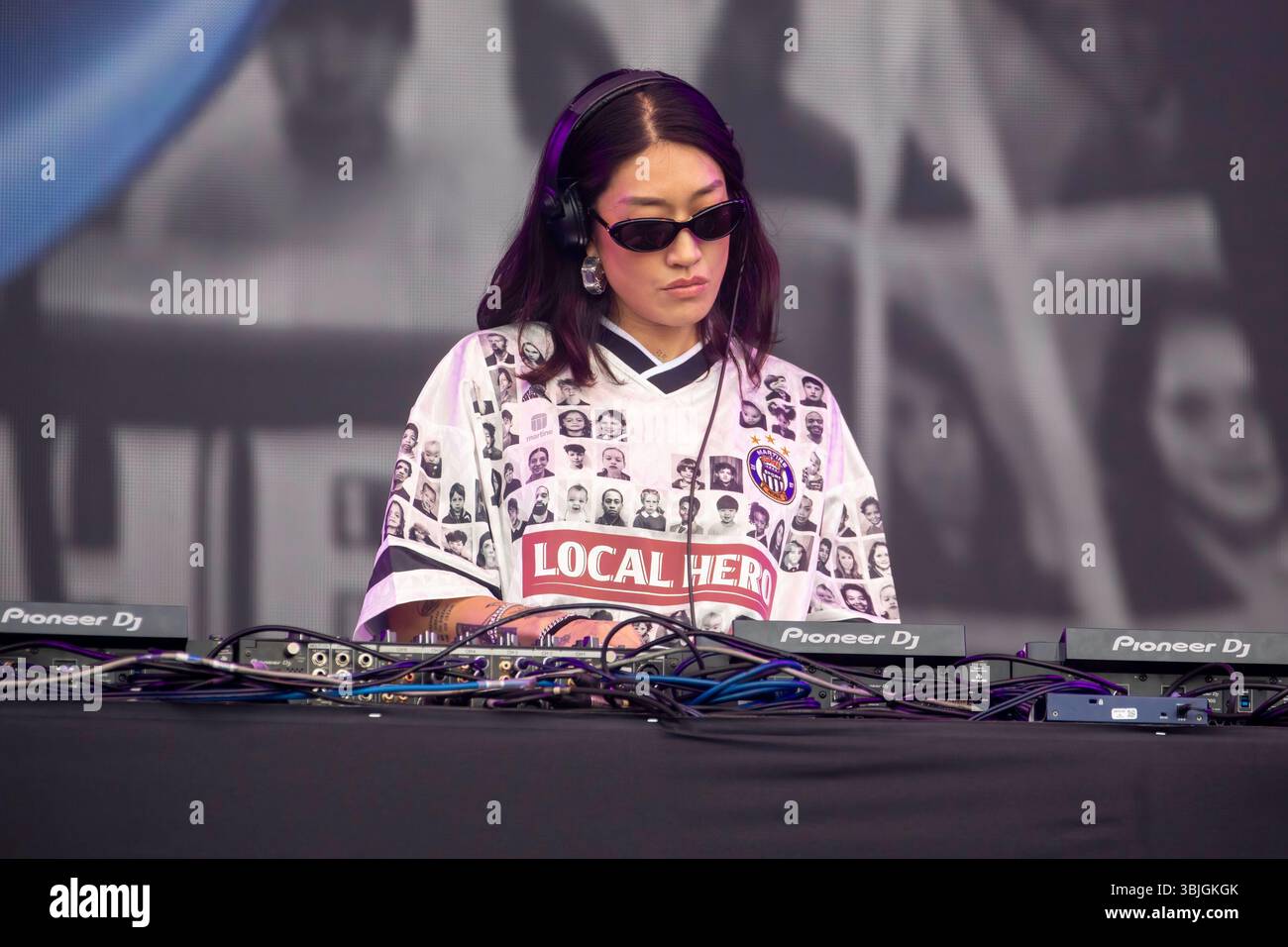 Manchester, England, 15th June, 2025. Peggy Gou playing The Valley ...