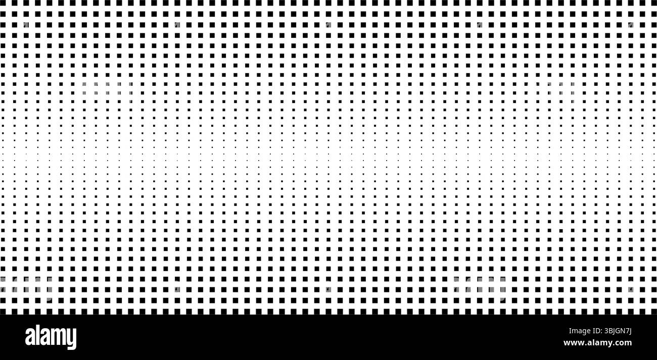 Pattern with repeated black square shapes on white background ...